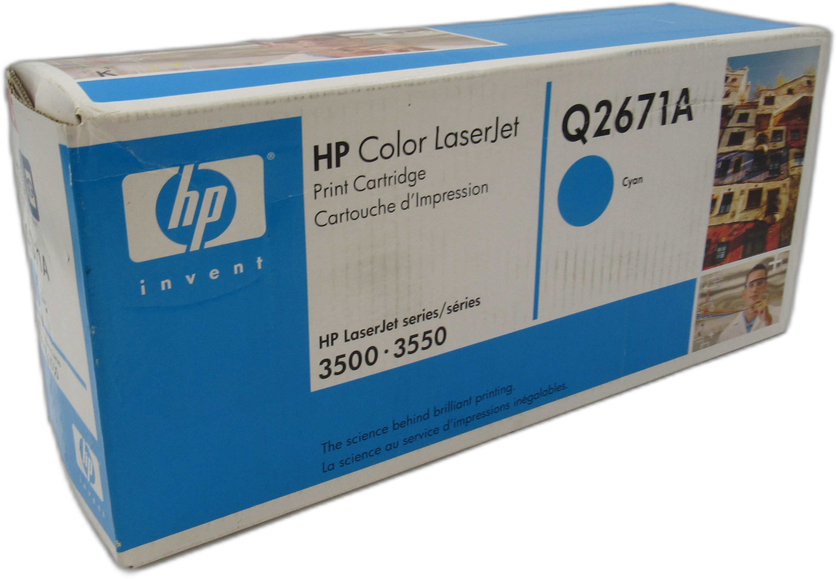 Genuine HP Colour Laserjet, Q2671A, Cyan Print Cartridge