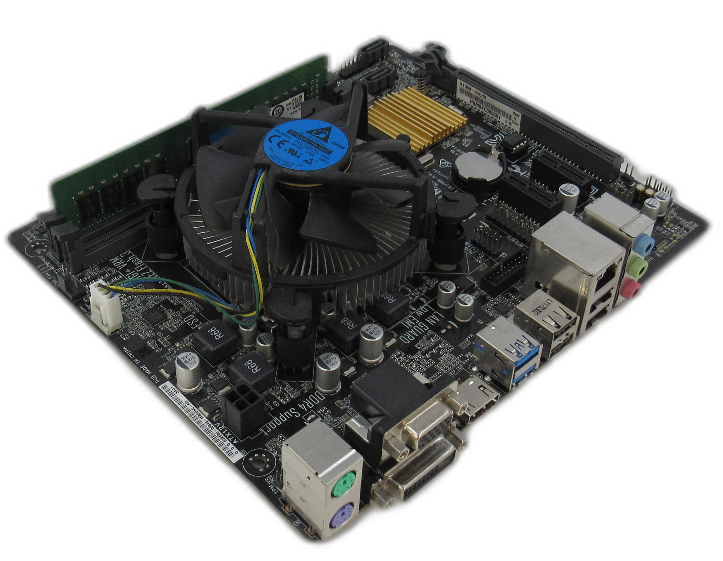 ASUS H110M-R Intel Core i5-7400, 8GB DDR4 Motherboard Bundle With IO Shield