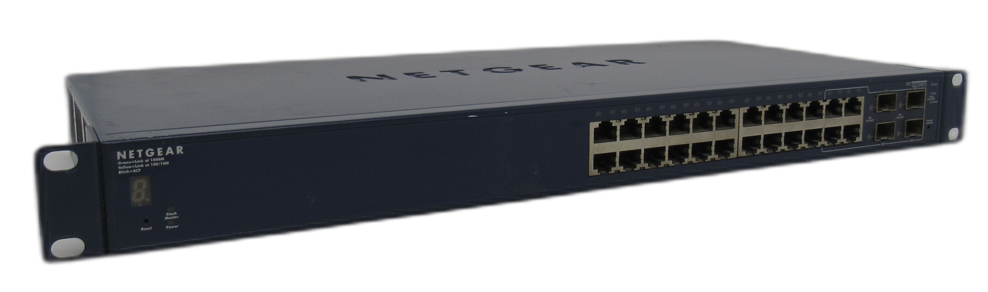 NETGEAR ProSafe 24 Port Gigabit Smart Switch GS724TS With Ears