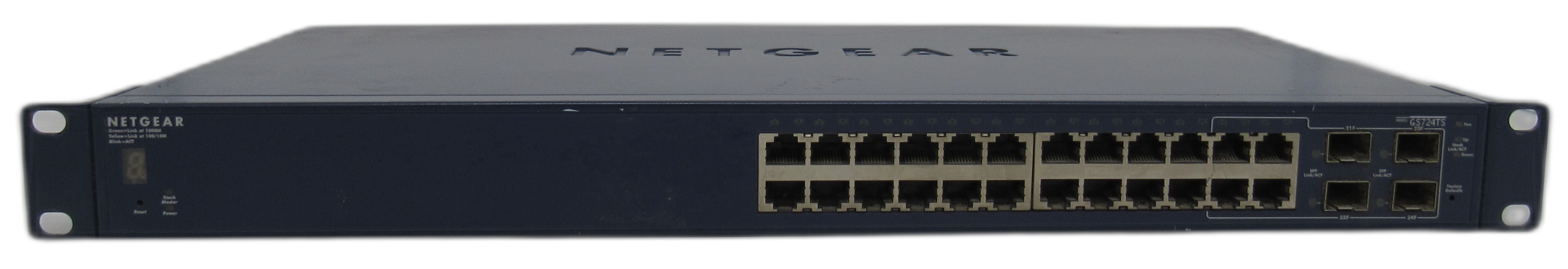 NETGEAR ProSafe 24 Port Gigabit Smart Switch GS724TS With Ears