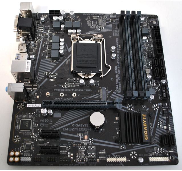 Gigabyte B460M DS3H Motherboard 1200, B460, mATX ,With IO Shield